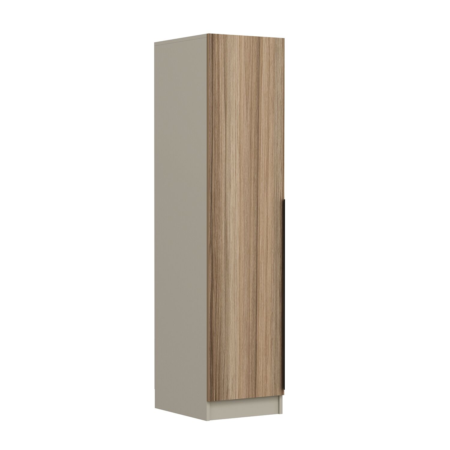 Minar Kale 1 Kapaklı Dolap Plus 210CM - Kumtaşı/Dore - Raflı